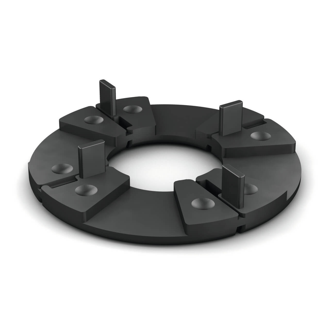 Plattenlager für Terrassen mit niedrigen Aufbauhöhen