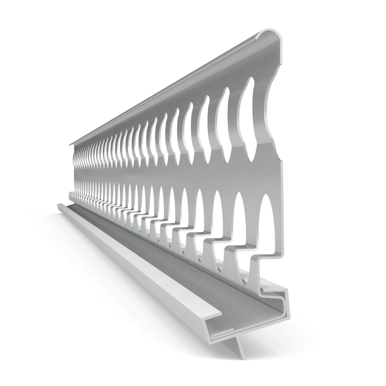 Sockelprofil Außenputz mit Hart-PVC-Überzug